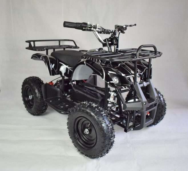 36V 1000W Kids Electric Ride on Quad Bike Spider Black - Oitek