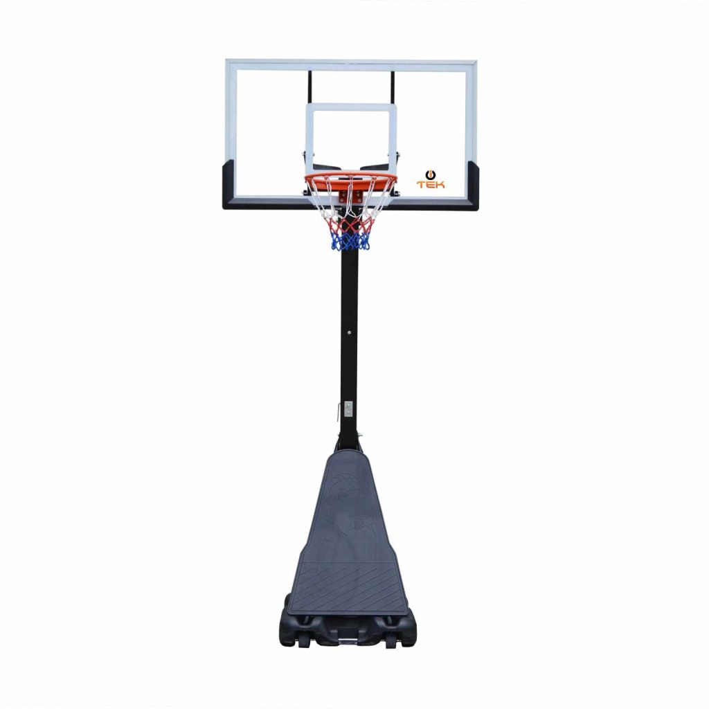 Tek-54" inch 10mm Tempered Glass Portable Basket Ball System - Oitek