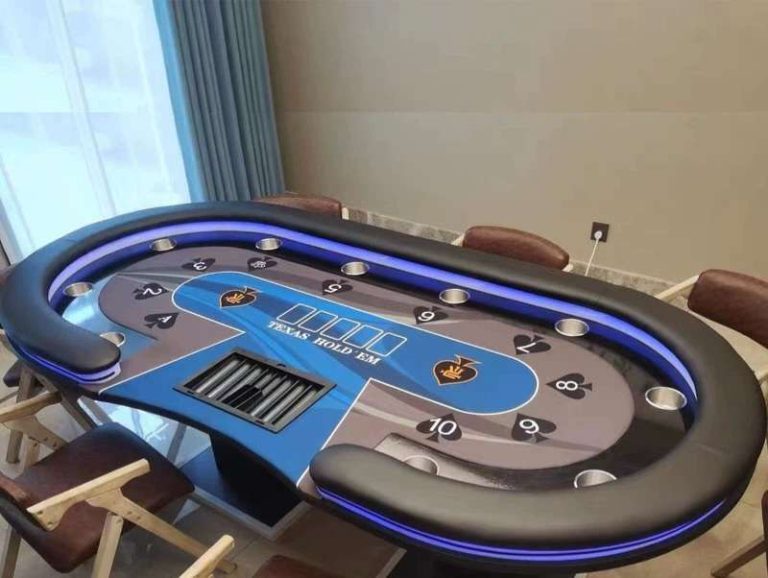 Luxury 10-Seater LED Poker Table 2.4m | Oitek